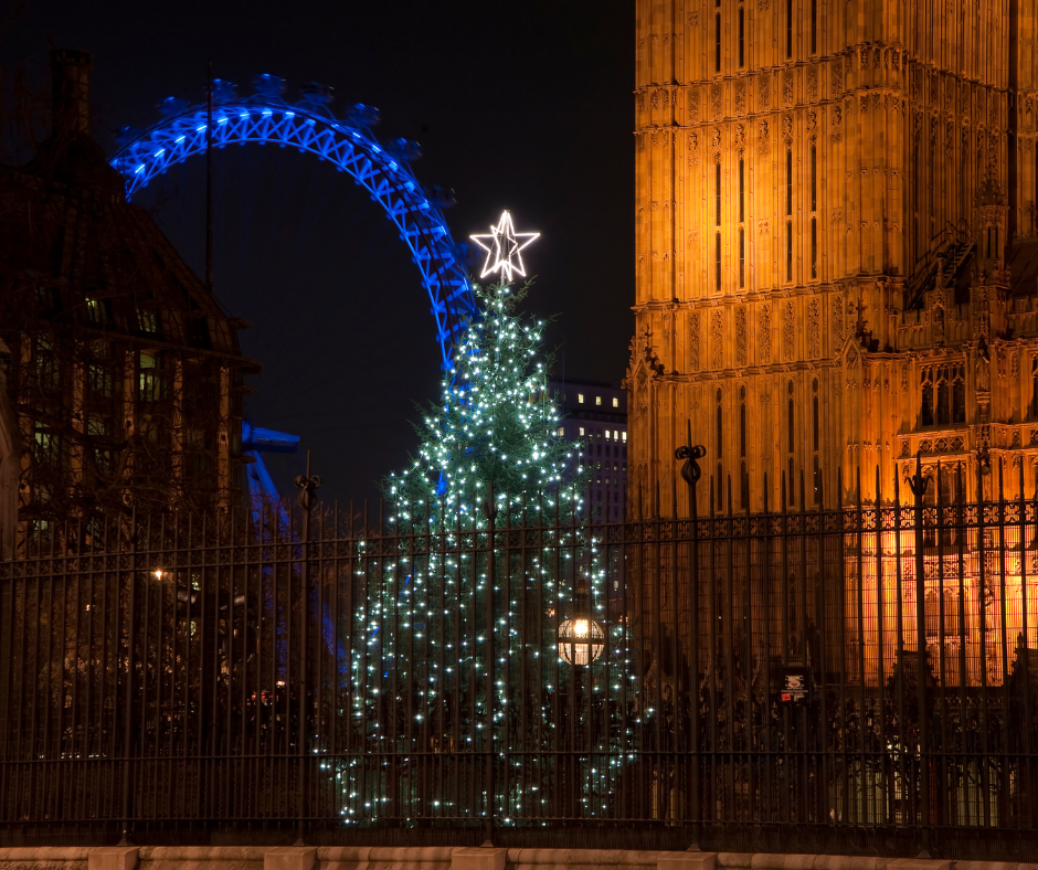 Super-sized Christmas trees lighting up towns and cities across the UK ...