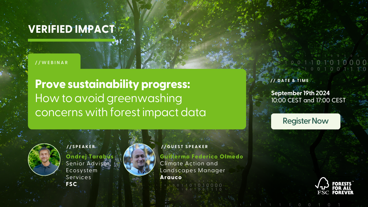 Join FSC's webinar: Prove sustainability progress and avoid ...