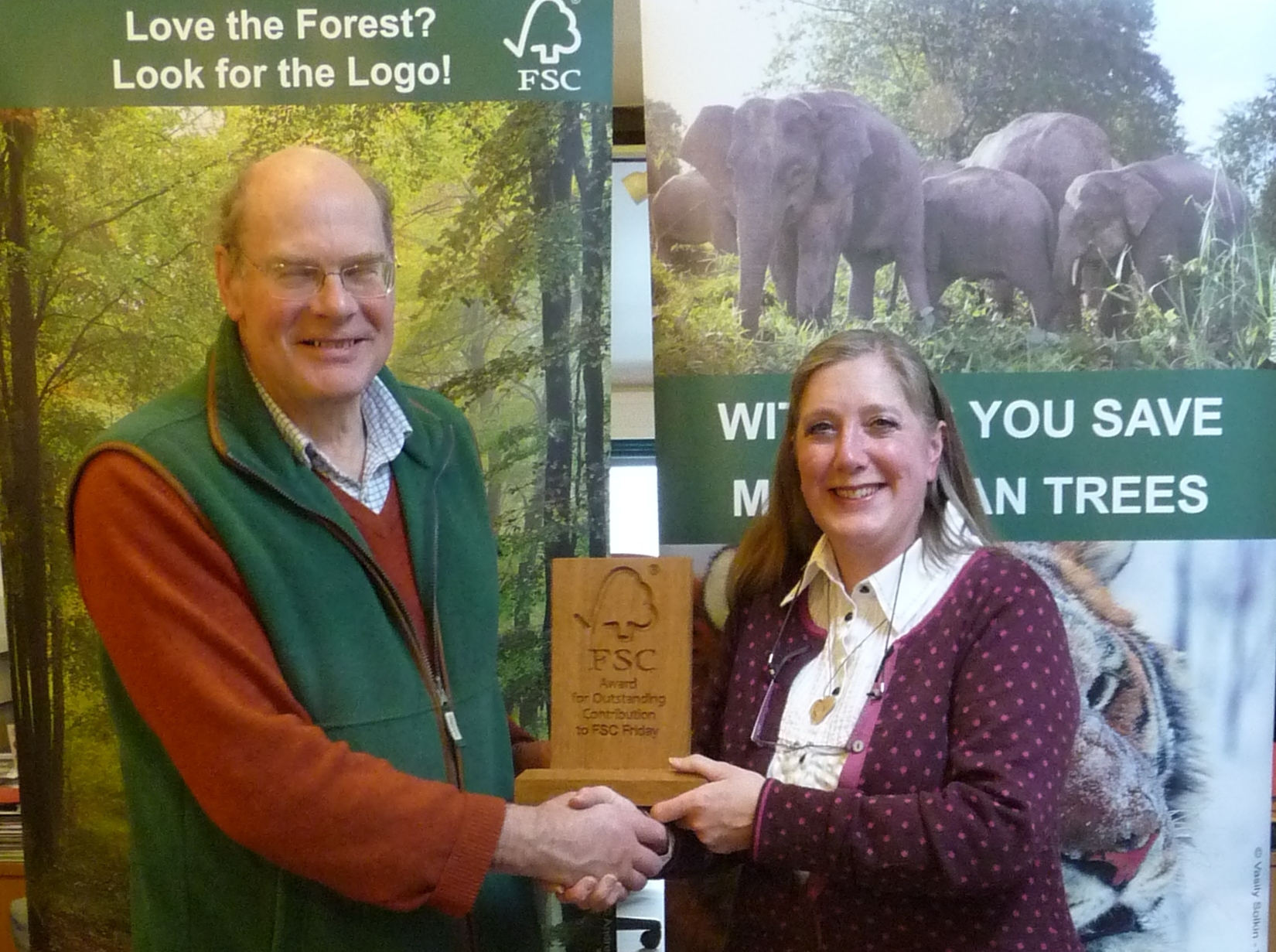 FSC Friday Award presented to Camilla Hair of SCA | Forest Stewardship ...